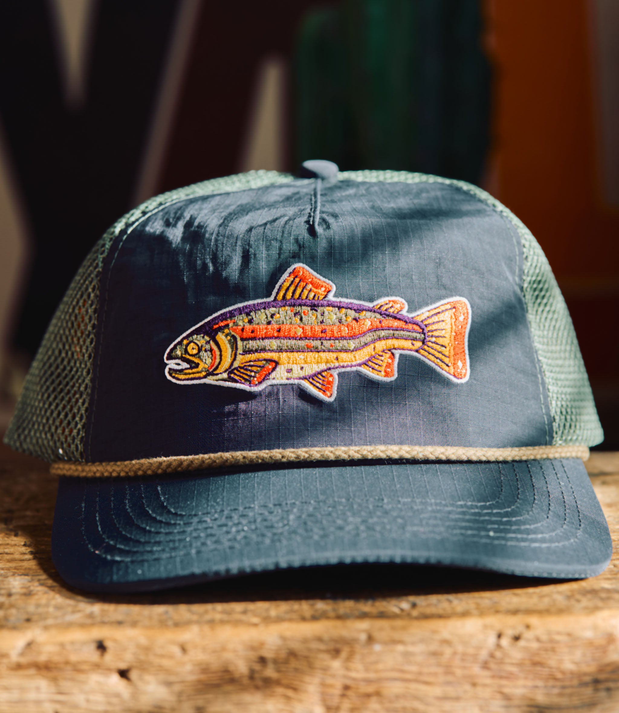 Rainbow Trout - Scout Series Snapback – Low Tide Thread Co.